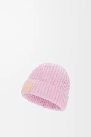 Loewe Beanie In Cashmere - Light Pink