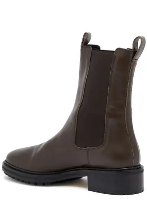 AeydĒ Jack Leather Chelsea Boots - Brown