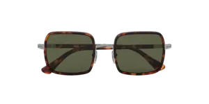 Persol Persol Sunglasses Square Frame Green Polarized