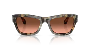 Persol Tortoise Acetate Frame Sunglasses Pink Gradient Brown