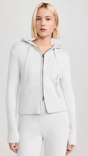 Honeydew Intimates Zip Up Hoodie - Oatmeal