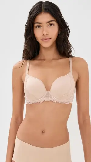 Simone Perele Reve 3d Plunge Bra - Nude