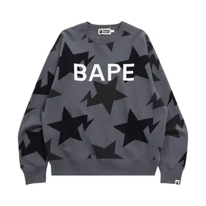 A BATHING APE Sta Pattern Relaxed Fit Crewneck