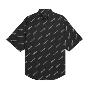 Balenciaga Logo Button-down Shirt