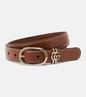 Gucci Double G Leather Belt