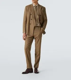 Zegna Leather Derby Shoes