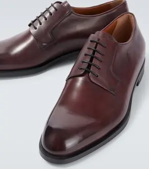 Zegna Leather Derby Shoes