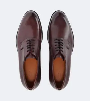 Zegna Leather Derby Shoes