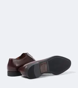 Zegna Leather Derby Shoes