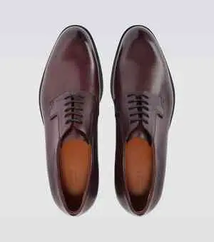 Zegna Leather Derby Shoes