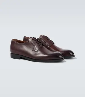 Zegna Leather Derby Shoes