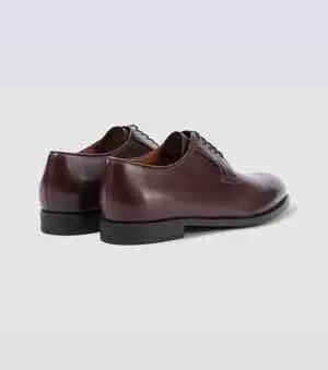 Zegna Leather Derby Shoes