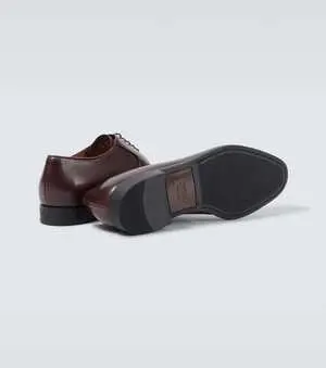 Zegna Leather Derby Shoes