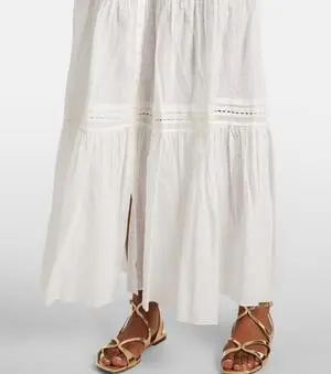 Poupette St Barth Tiered Maxi Skirt