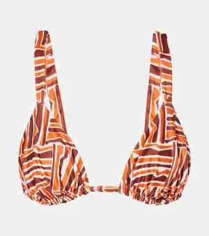 Faithfull The Brand Printed Bikini Top - Multicoloured