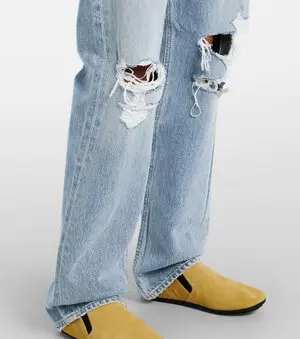 AGOLDE Kelly High-rise Straight Jeans - Blue