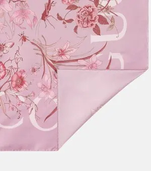 Gucci Gg Shadow Silk Scarf