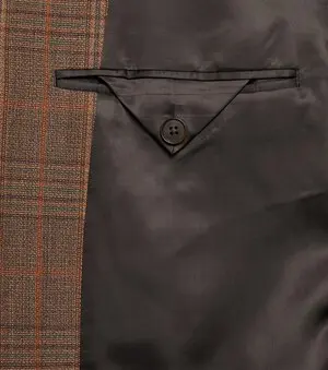 Auralee Prince Of Wales Wool Blazer