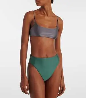 Jade Swim Incline Bikini Bottom - Green