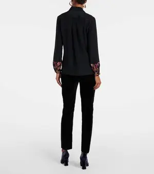 Etro Paisley Print Silk Shirt