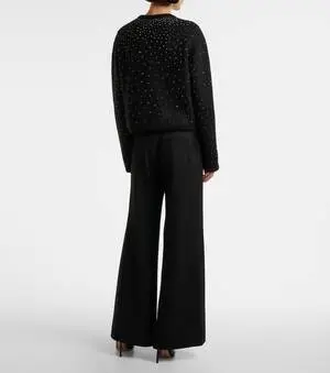 Altuzarra Tina Crystal-embellished Bouclé Jacket
