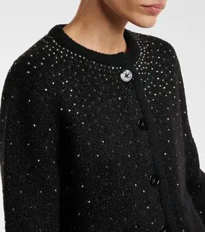 Altuzarra Tina Crystal-embellished Bouclé Jacket