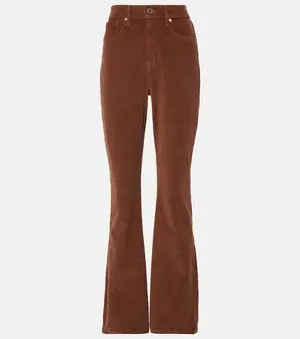 Veronica Beard Cameron Corduroy Flared Pants