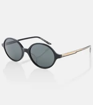 Khaite X Oliver Peoples Round Frame Sunglasses - Black