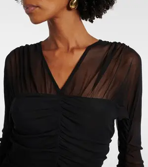 Diane Von Furstenberg Eli Mesh Top