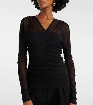 Diane Von Furstenberg Eli Mesh Top