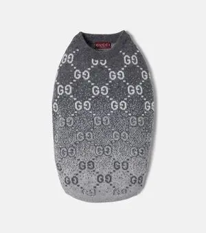 Gucci Wool Jacquard Dog Sweater