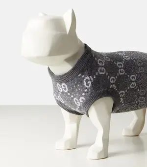 Gucci Wool Jacquard Dog Sweater