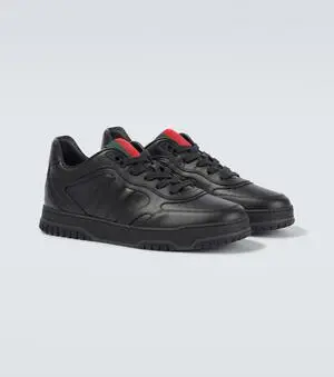 Gucci Re-web Leather Sneakers
