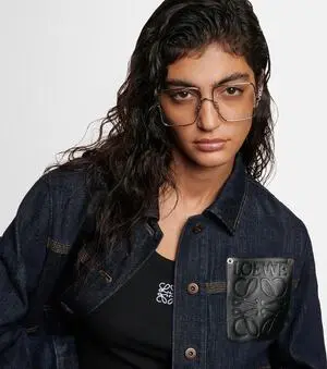 Loewe Anagram Square Glasses - Silver