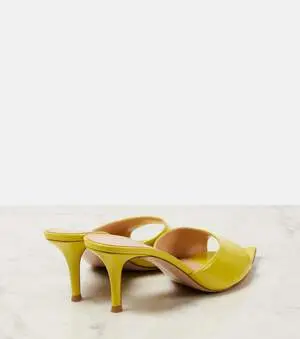 GIANVITO ROSSI Pat 70 Leather Mules