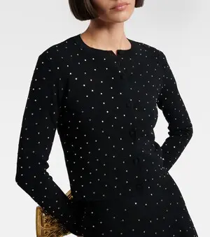Altuzarra Ferris Embellished Cropped Cardigan