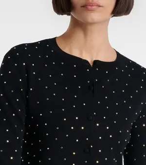 Altuzarra Ferris Embellished Cropped Cardigan
