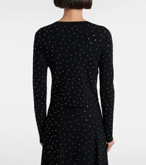 Altuzarra Ferris Embellished Cropped Cardigan