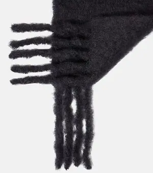 Loewe Anagram Mohair And Wool-blend Scarf