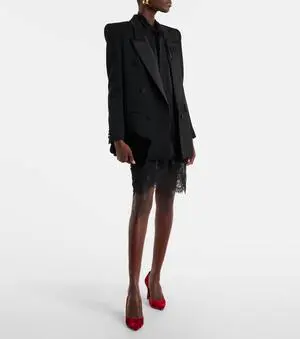 JIMMY CHOO Romy 85 Velvet Pumps - Red