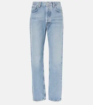 Women's High Waist Straight Jeans