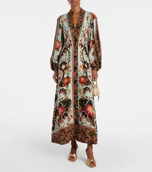 Farm Rio Floral Maxi Dress