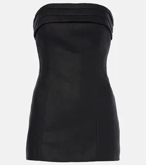Faithfull The Brand Strapless Linen Top