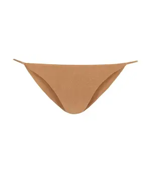 Jade Swim Jade Swim Bare Minimum Bikini Bottom Gold