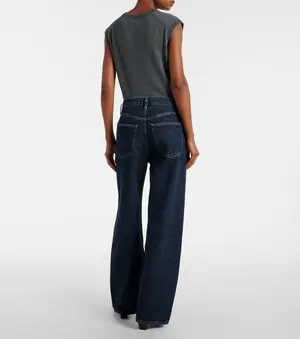 AGOLDE Low Curve Mid-rise Barrel-leg Jeans In Pendulum - Blue