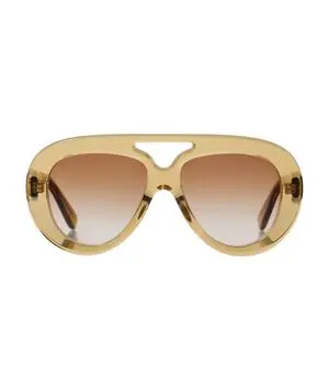 Loewe Spoiler Aviator Sunglasses - Brown