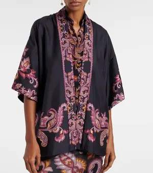 Etro Paisley Silk Jacket - Multicoloured