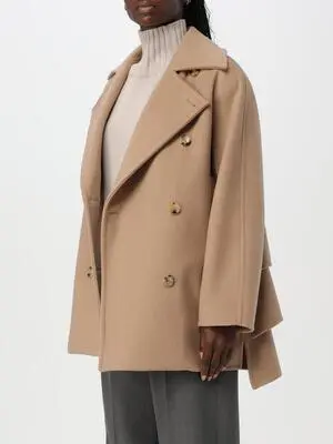 Max Mara Double Breasted Coat - Beige