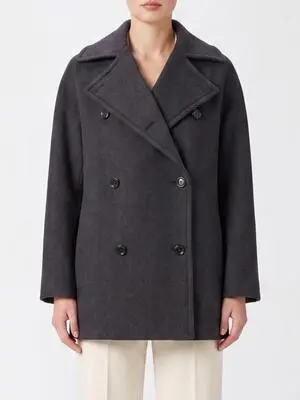 Max Mara Double Breasted Coat - Grey