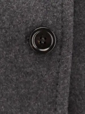 Max Mara Double Breasted Coat - Grey